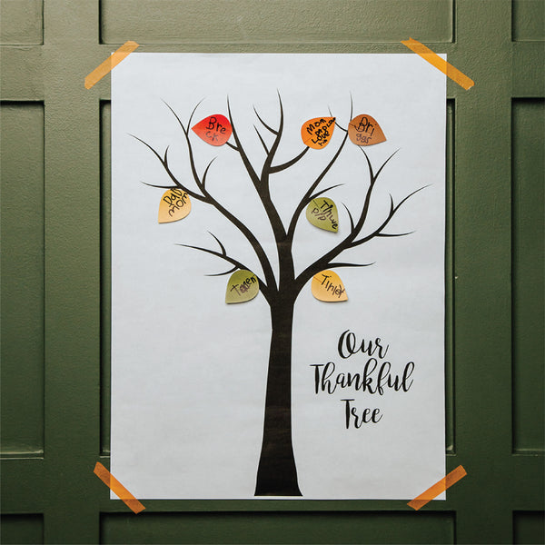 Printable Thankful Tree Poster – Partyinapinch