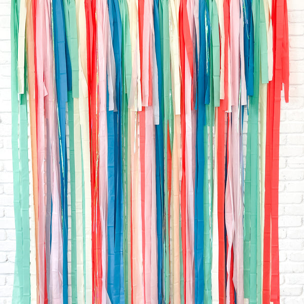 Aloha Fringe Streamer Backdrop| Summer Backdrop – Partyinapinch