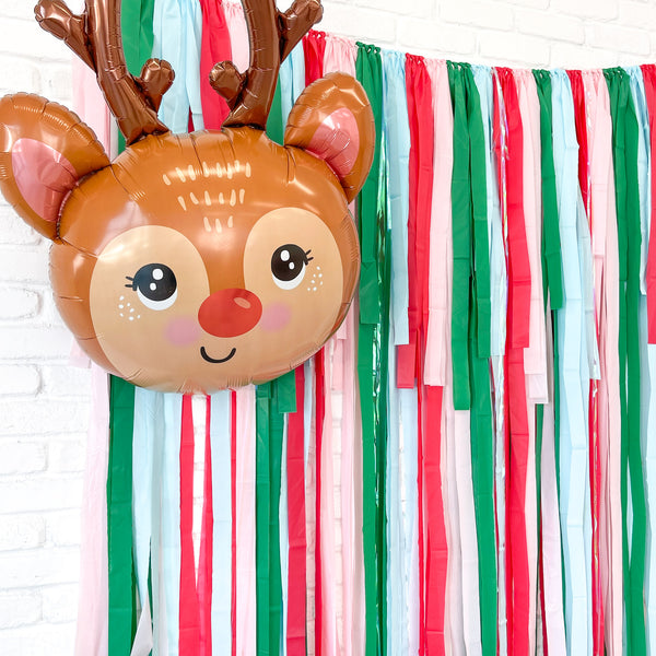 Holiday Fringe Backdrop| Christmas – Partyinapinch