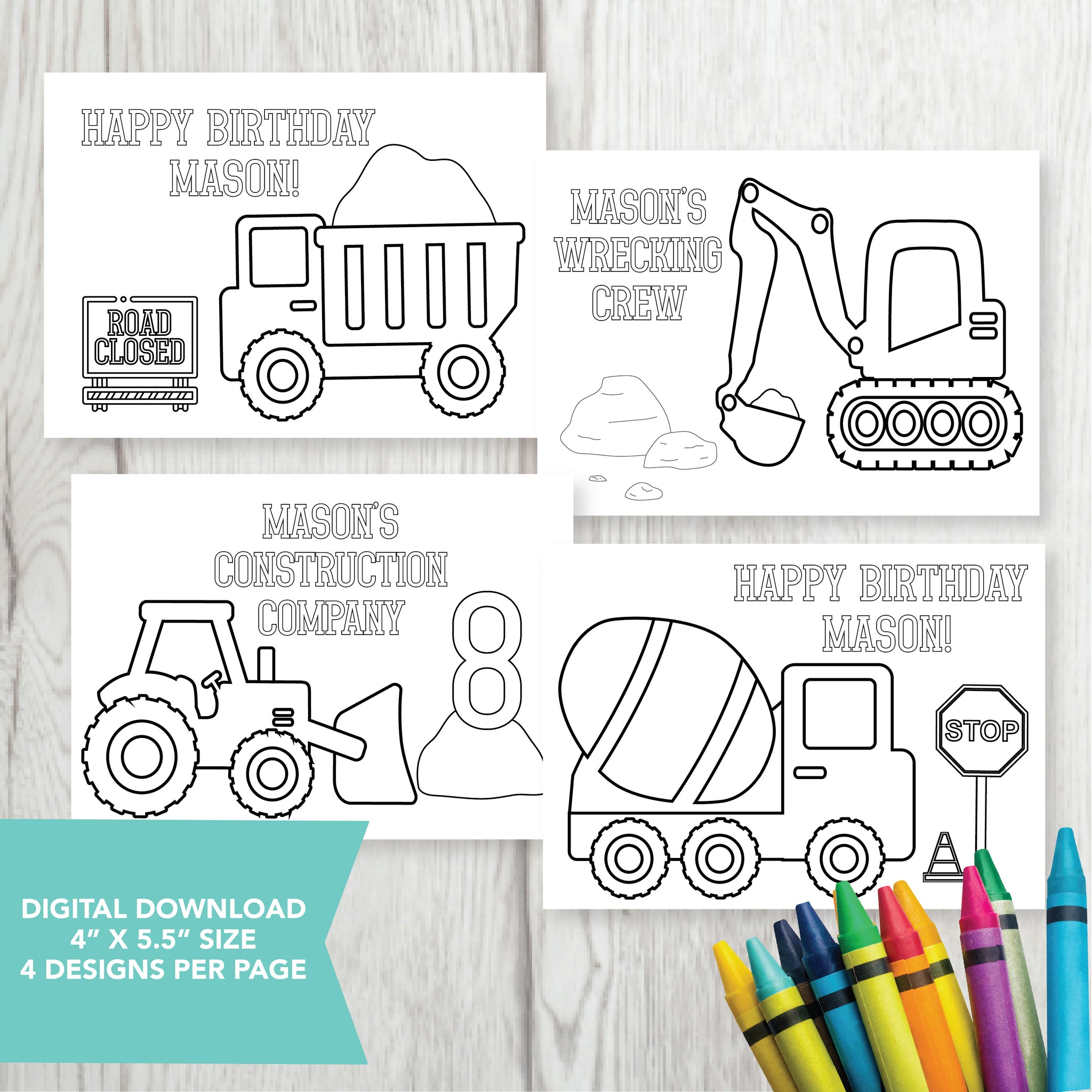 Coloring Pages Building Blocks