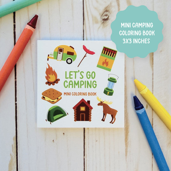 Mini camping Coloring Book| Camping Party (Copy) – Partyinapinch