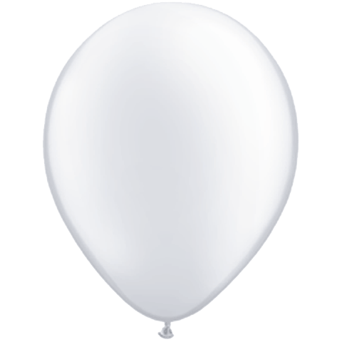 11″ LATEX BALLOON, WHITE – Partyinapinch