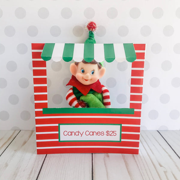 Christmas Elf Candy Cane Booth Kit, Elf Printable, Instant Download ...