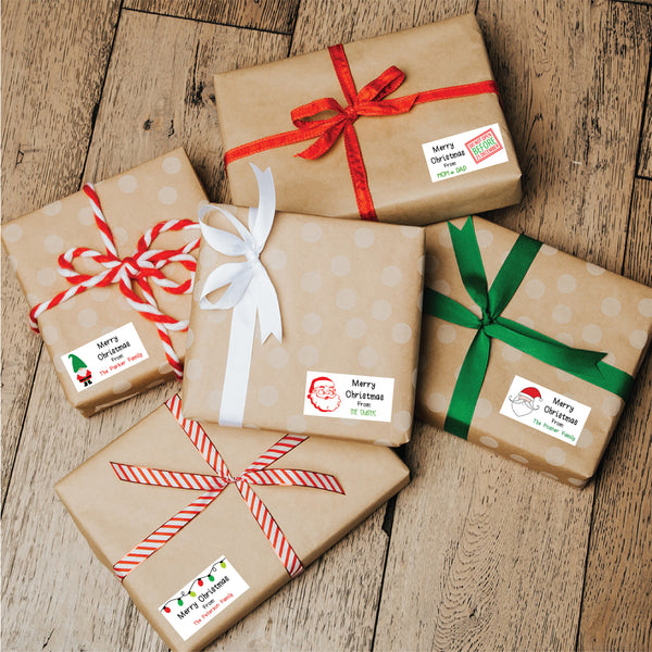 Personalized Christmas Gift Stickers – Partyinapinch