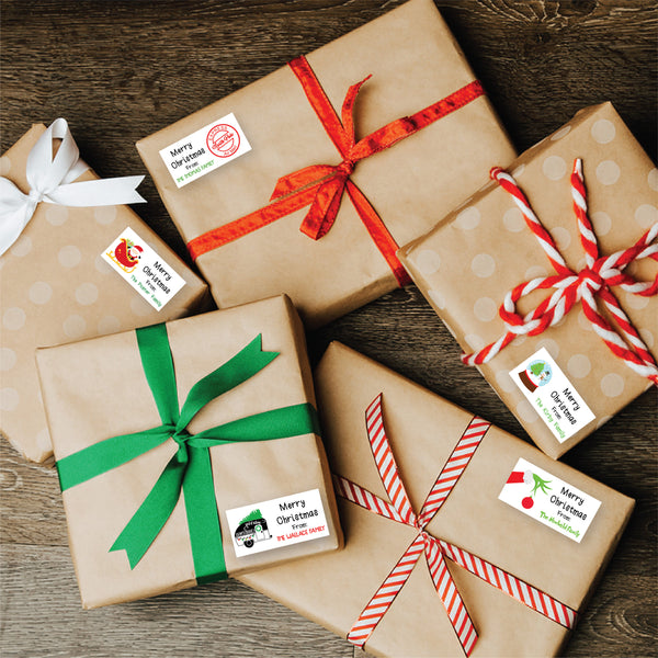 Personalized Christmas Gift Stickers – Partyinapinch