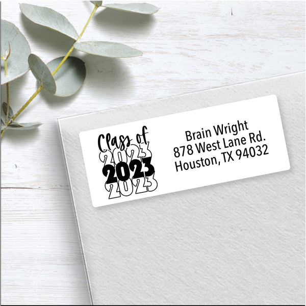 Class of 2023 - Custom Graduation Address Labels – Partyinapinch