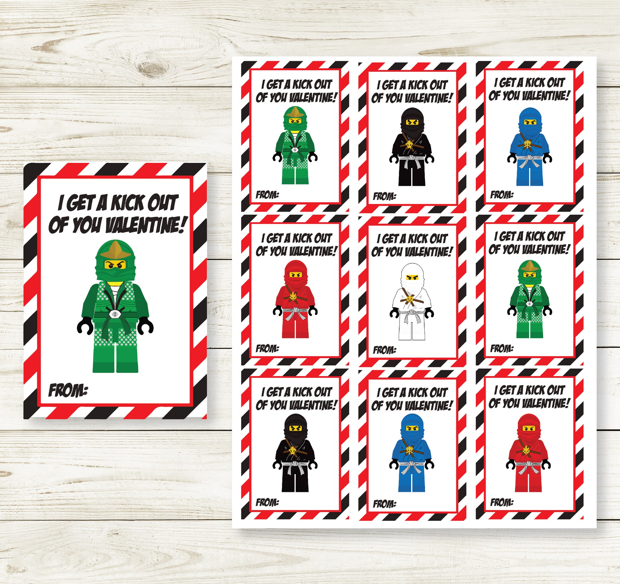 Lego Valentines Card