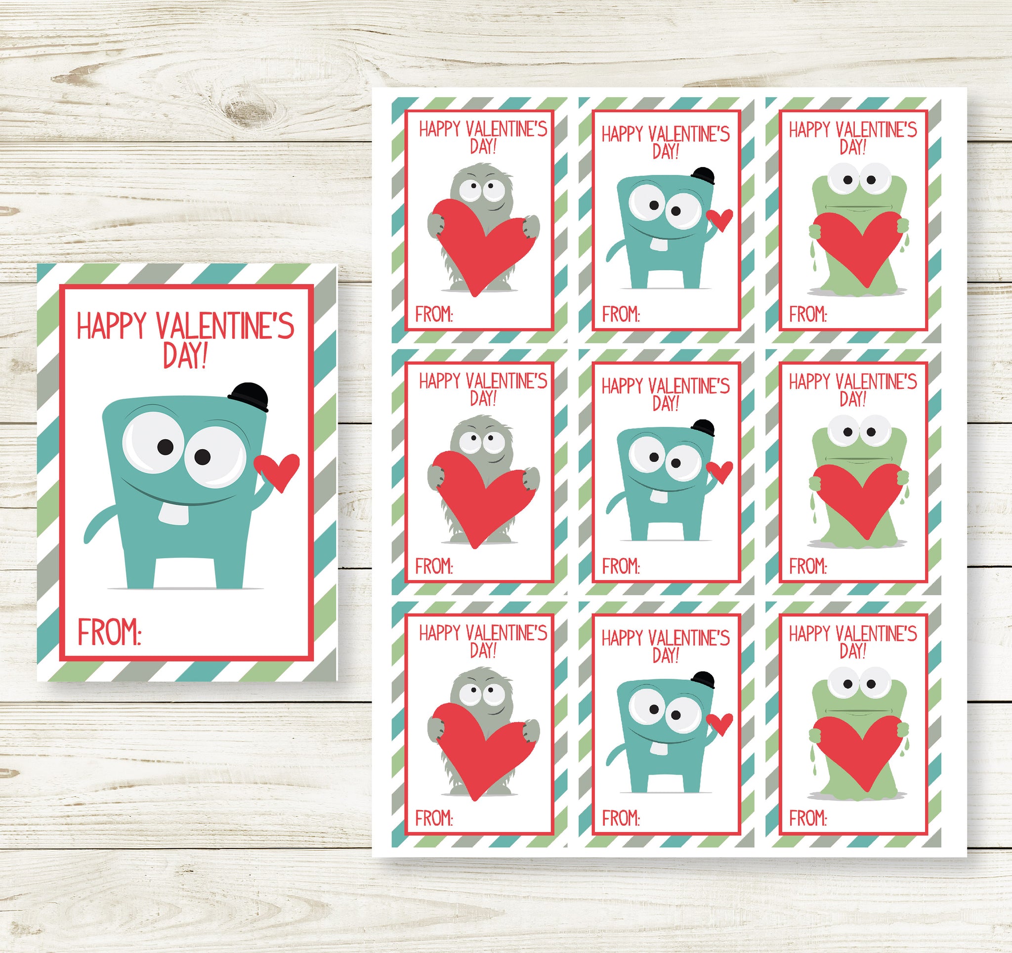 Monster Valentine Cards Monster Valentine Card Holder Design Dazzle